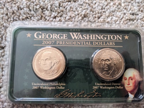 2007 P&D GEORGE WASHINGTON PRESIDENTIAL DOLLAR SHOWPAK | eBay