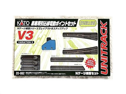 KATO V3 garage lead-line electric point set 651775 | eBay UK