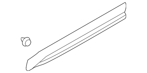 Genuine Subaru Lower Molding 91112XC16B | eBay