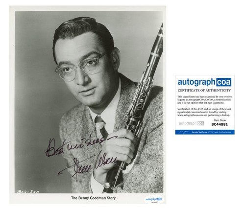 Steve Allen "The Benny Goodman Story" AUTOGRAPH Signed 8x10 Photo ACOA ...