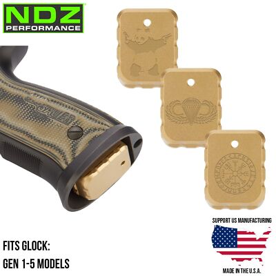 NDZ Sig P320 P320X X5 Legion Brass Extended Magazine Base Plate Heavy ...