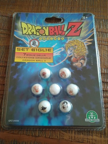 1 dragon ball z set biglie blister billes neuf vintage Dbz billes rare ...