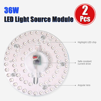 2X LED Light Source Module Retrofit Light Kit Ceiling Light Bulb White ...