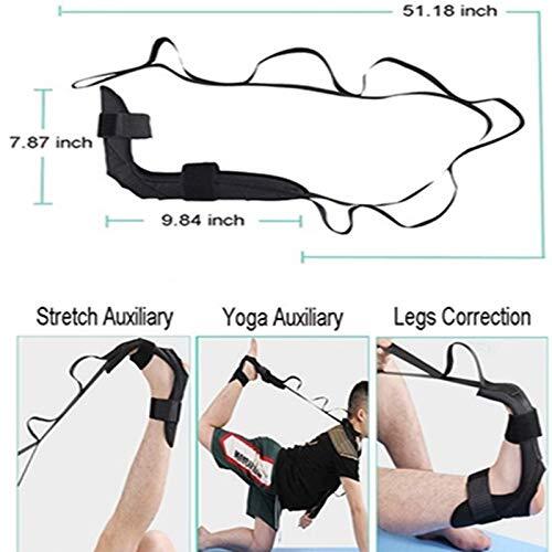Yoga Stretch Strap Leg Stretcher Foot Stretching Belt with Loops Yoga ...