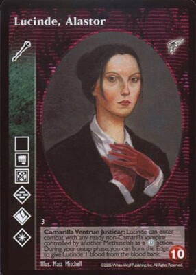 Lucinde, Alastor - Ventrue - Vampire VTES | eBay