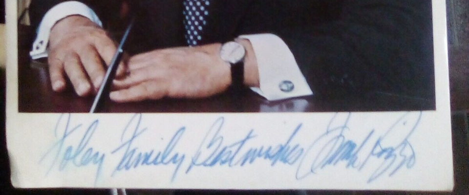 Frank Rizzo Philadelphia Mayor Autographed 8"X10" ~ Foley Family ...