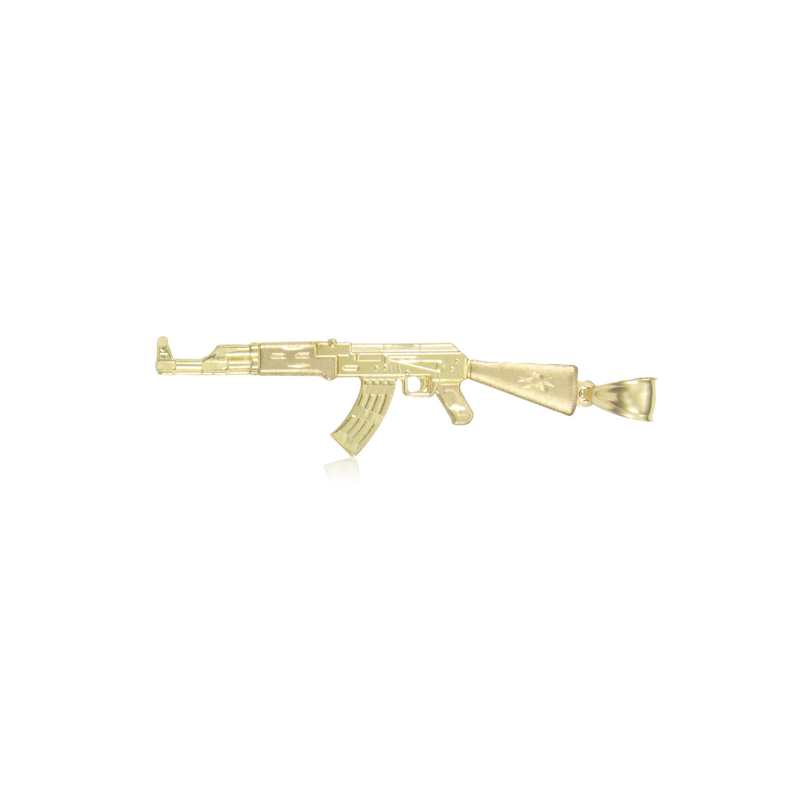 10K Yellow Gold Rifle Pendant | eBay