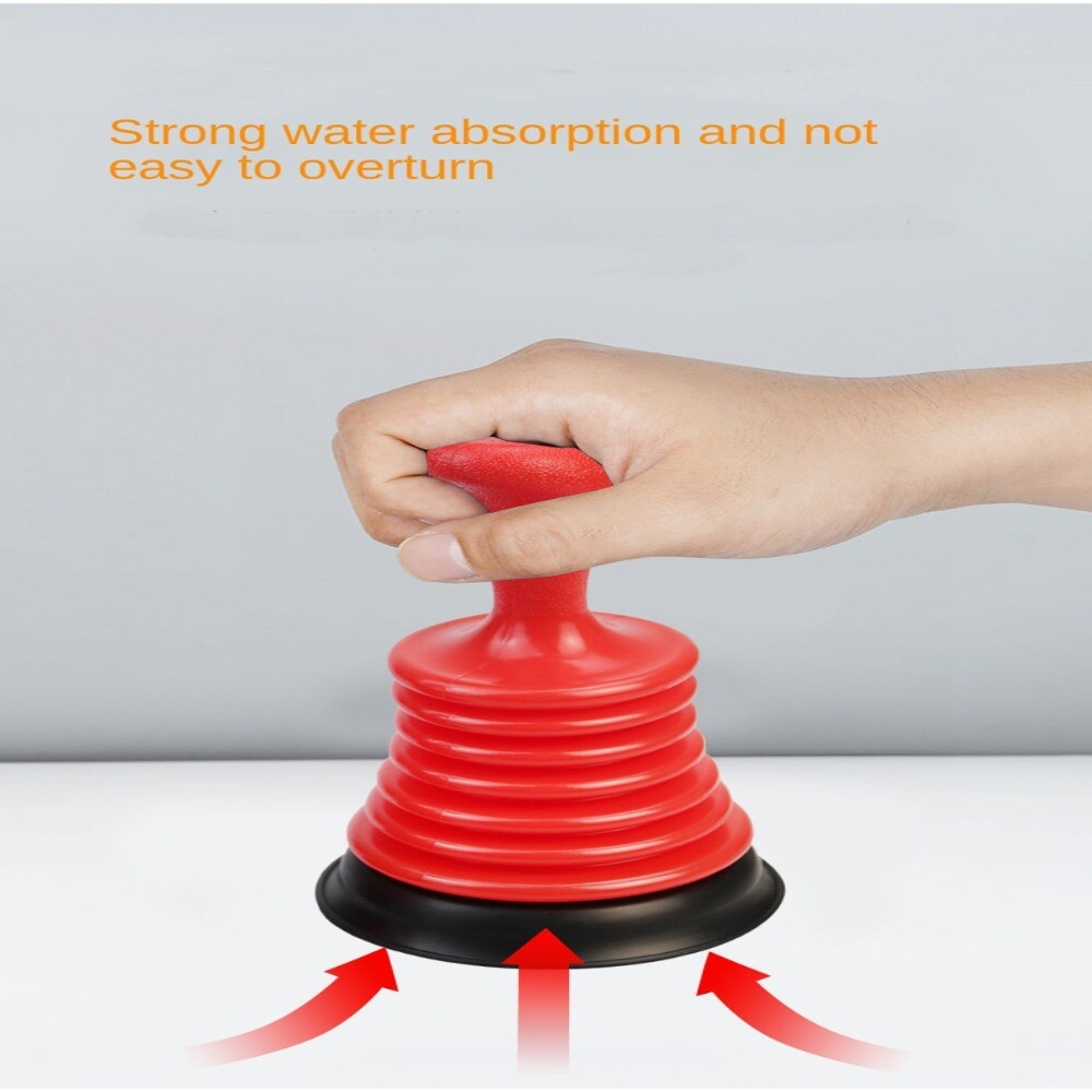 2Pcs Thicked Rubber Bath Gasket Mini Suction Plunger Drain Unclogger ...