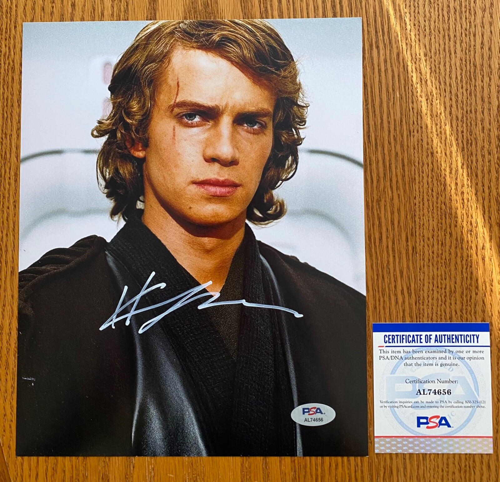 Hayden Christensen Anakin Skywalker Star Wars Signed 8x10 Photo PSA ...