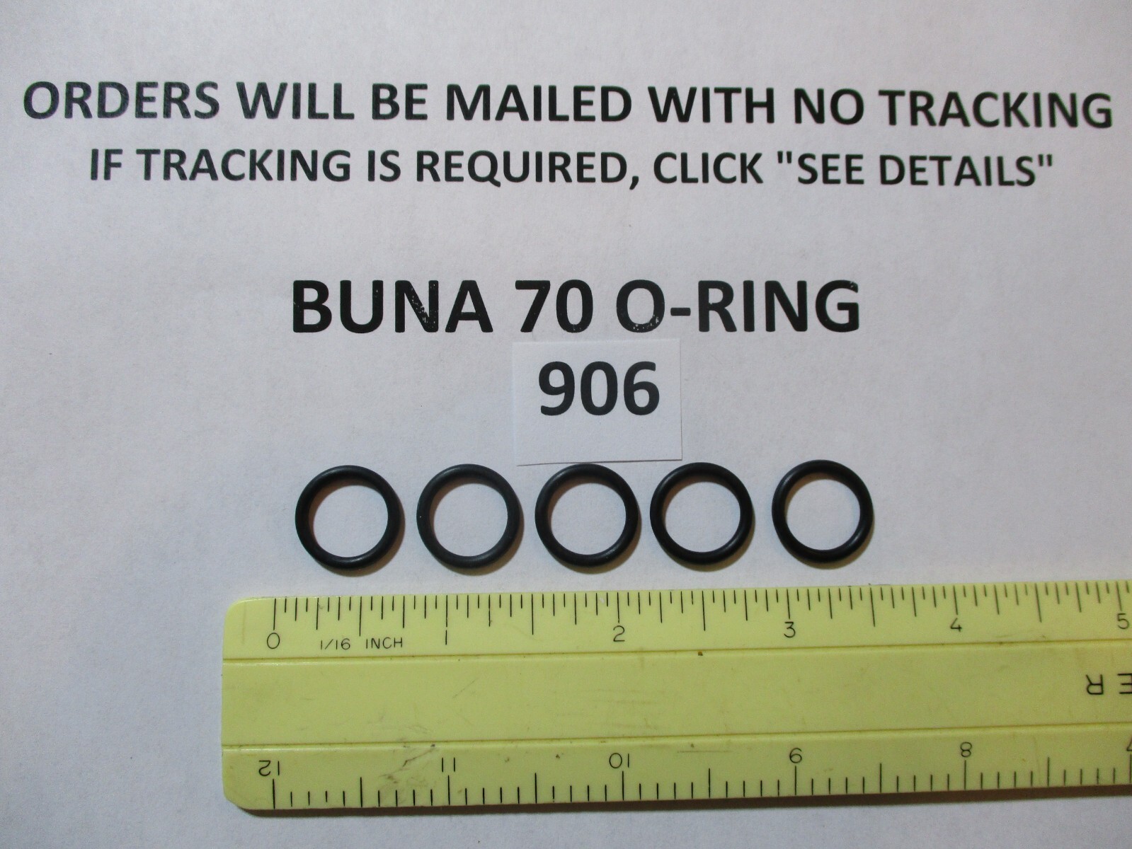 906 O-ring. 0.47" ID x 0.08" thick. For 3/8" hyd flg. Buna. Quan 5. | eBay