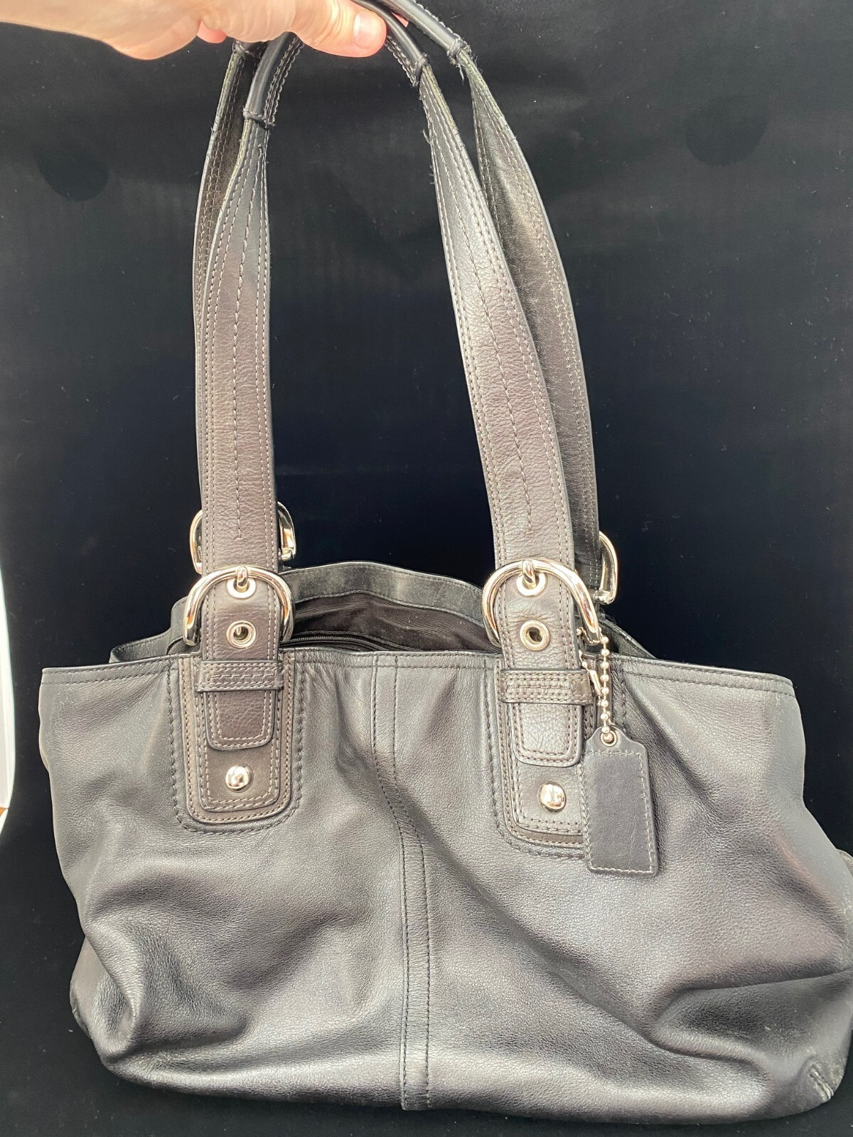 COACH Soho XL Leather Carryall #F13110 - Gem