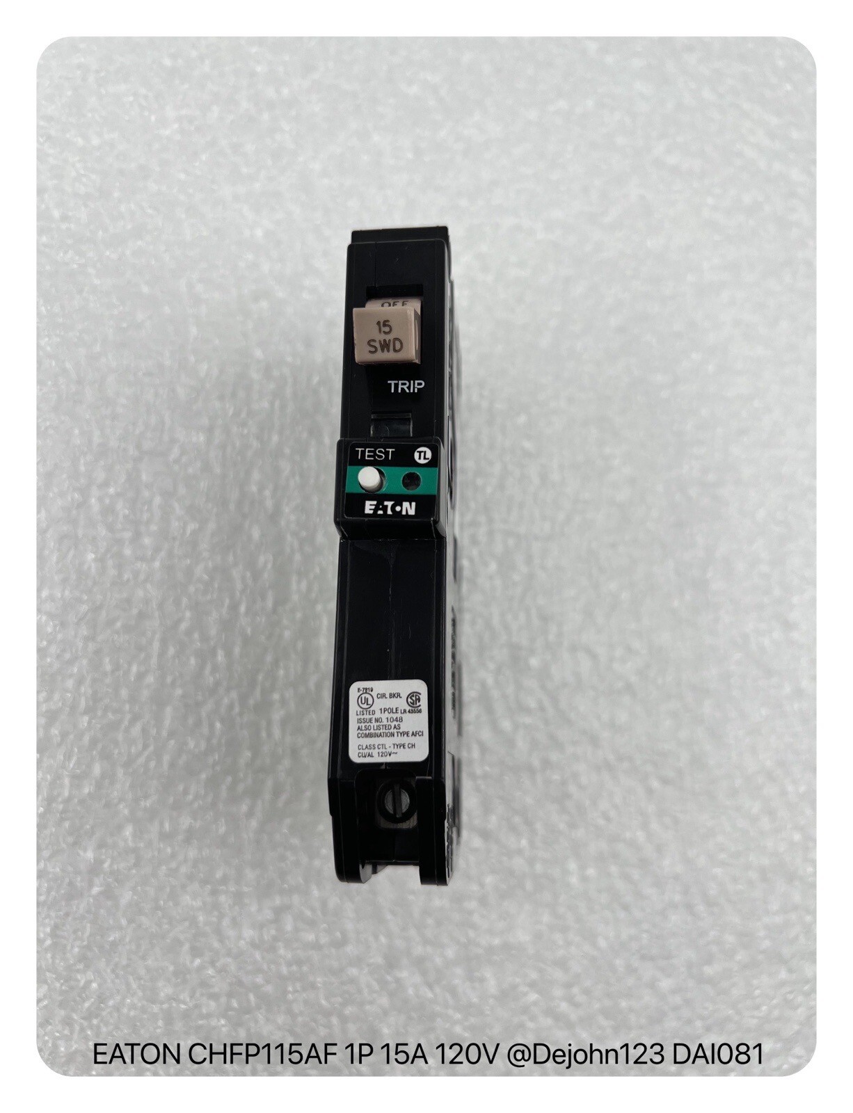 Eaton CHFP115AF 15A 120/140V 1P MCCB ~ Shelf Surplus 786689058920| eBay