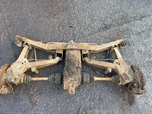 1978 BMW E24 633 AUTO COMPLETE REAR BACK AXLE SUBFRAME DIFF SHAFTS HUBS ...