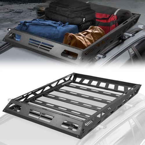 50"x31" Silver Aluminum Roof Rack Cargo Luggage Carrier Bracket ...