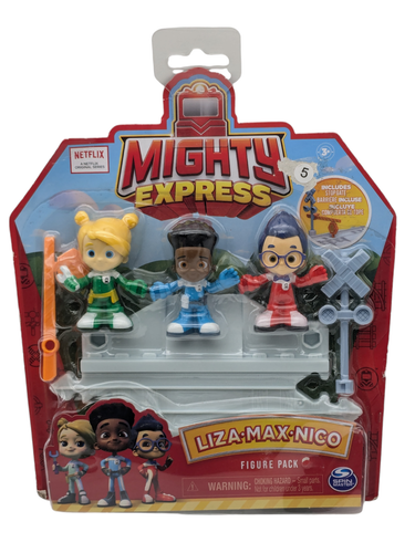 Spin Master Mighty Express Figure Pack Liza Max & Nico Toys Netflix ...