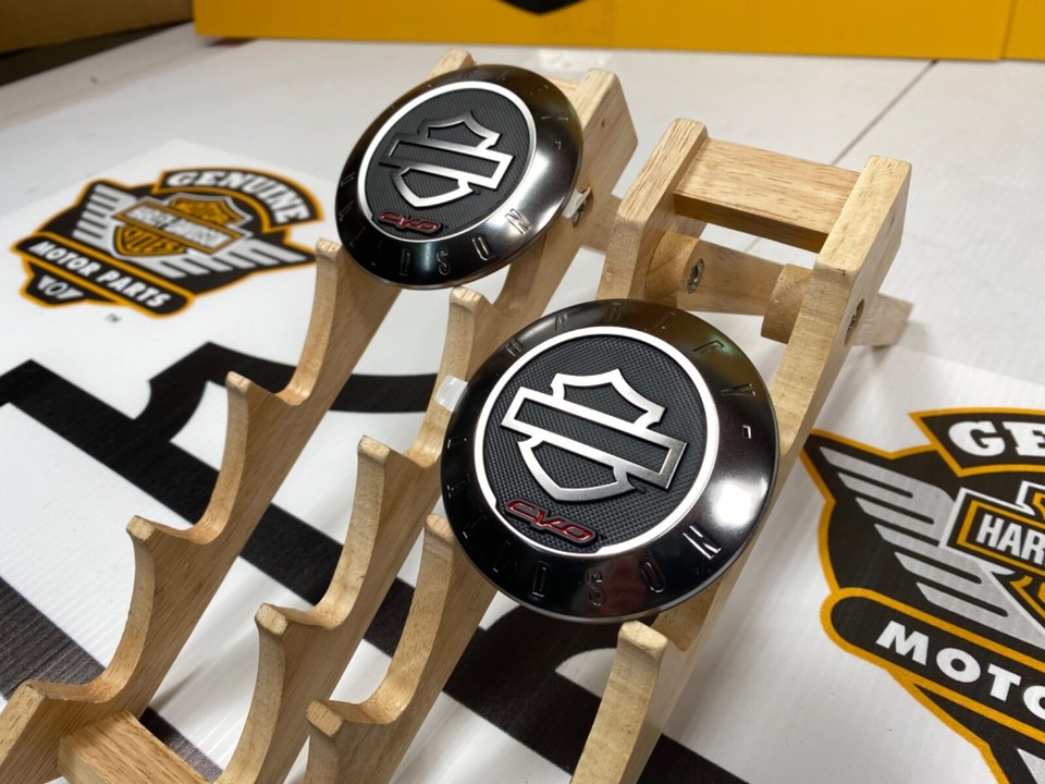 OEM Harley CVO Touring Fuel Gas Tank Emblems Badges Black Chrome & Red🔥 ...