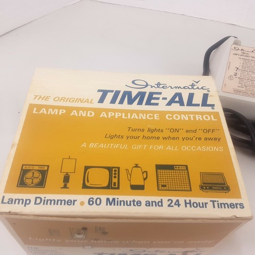 Intermatic Time-All Vintage 1968 Model E-911 Lamp Appliance Light Timer ...