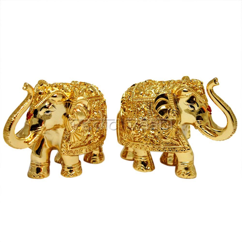 Gaja (Elephant) with Gold Polish Vedic Vaani™ | eBay