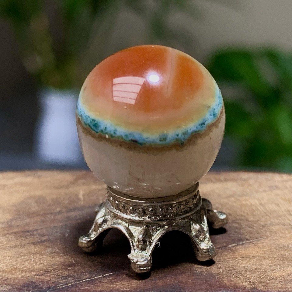 12G Natural Gobi Agate Eye Agate/Crystal Ball Madagascar | eBay