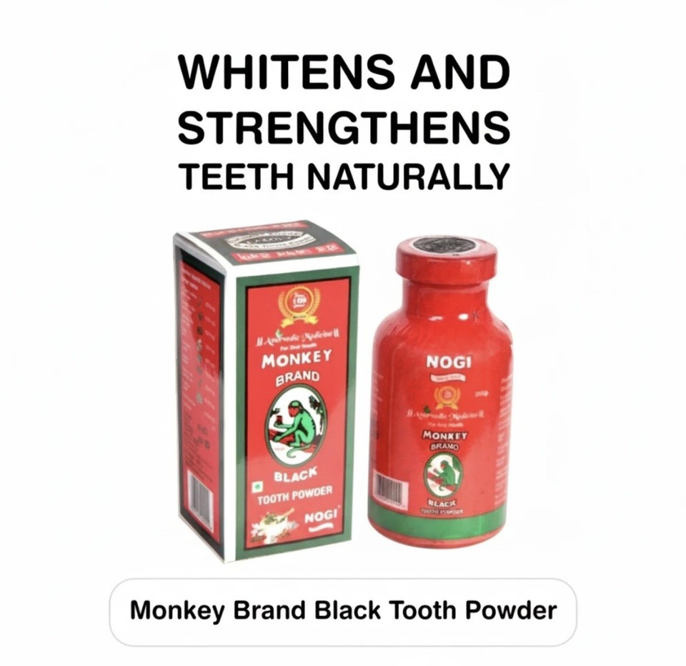 Monkey Brand black tooth powder 100g | eBay UK