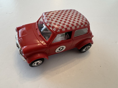 SCALEXTRIC - C7 - MINI COOPER - RED - CHEQUERED ROOF - TYPE 6 | eBay UK