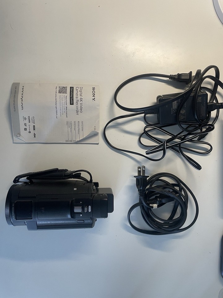 Sony FDR-AX33 UHD 4K Video Recording Handycam Camcorder | eBay