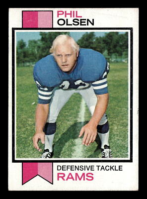 Phil Olsen 1973 Topps #14 Los Angeles Rams GD | eBay