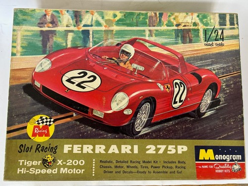 Monogram Ferrari 275P (red) 1/24 scale slot car kit NIB | eBay