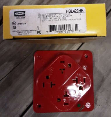 Receptacles & Outlets - Hubbell Hospital Grade