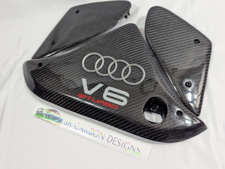 Audi B5 S4 Carbon Fiber Engine Covers | eBay