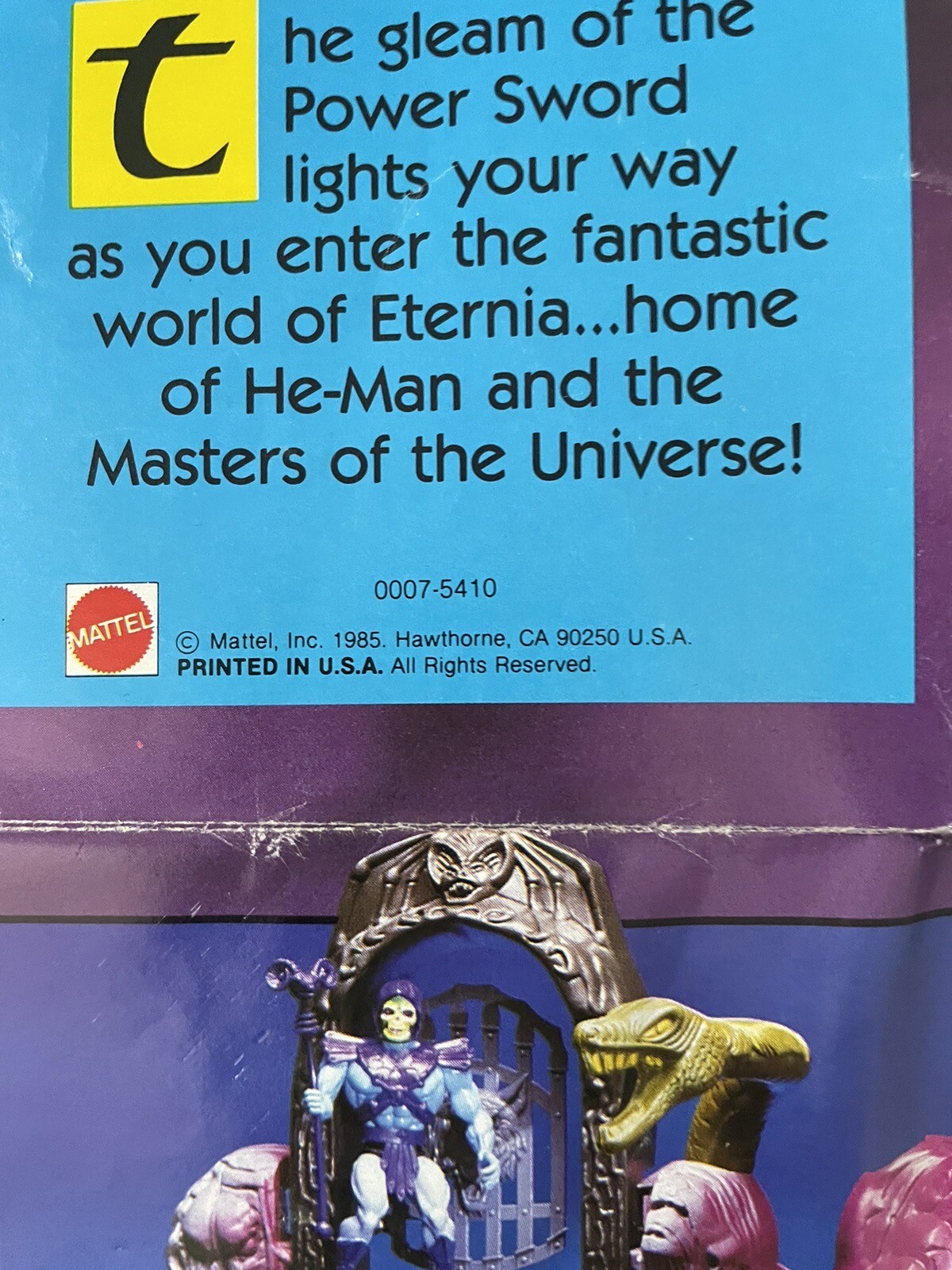 Masters Of The Universe Figure & Vehicle Checklist Poster 1985 Vintage ...