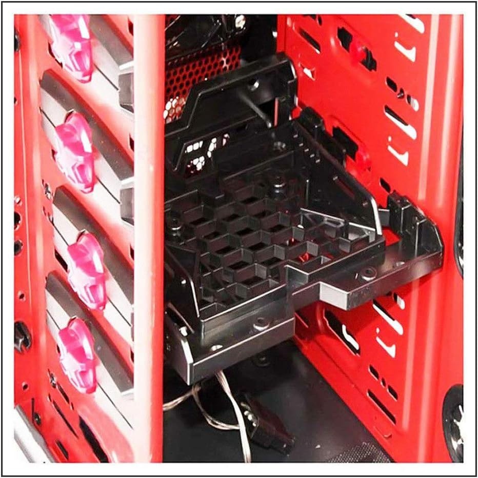 Durable 2Pcs Hard Disk Drive Bays Adapter for 5.25" Cases with Fan ...