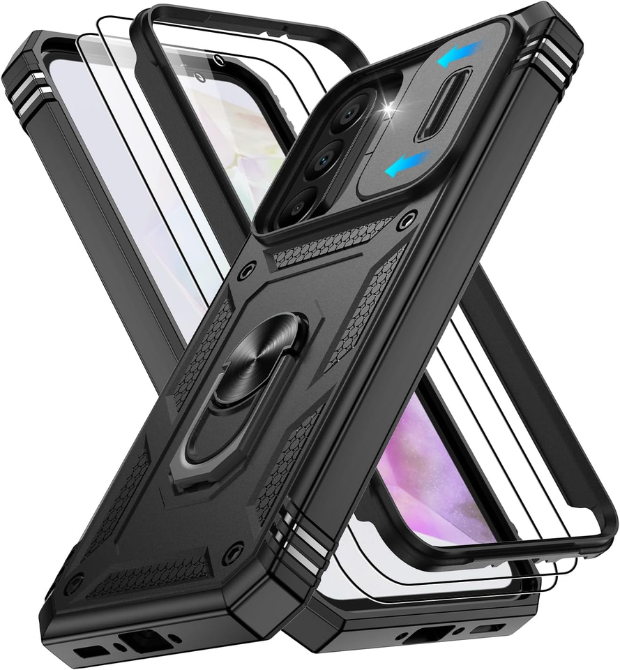 For Samsung Galaxy A36 5G Case with 2PCS Screen Protector, Galaxy A36 ...