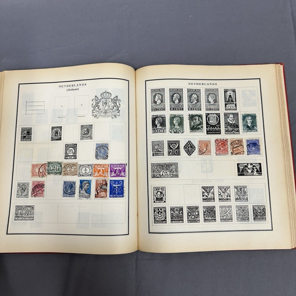 Vintage Modern Postage Stamp Album – Partially Filled – U.S ...