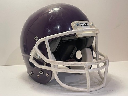 Nice Adams Football Helmet Vintage Vikings Purple w White Schutt ...