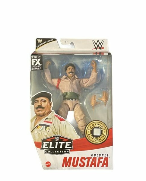 Mattel WWE Colonel Mustafa Elite Wrestling Figure Special Edition Iron ...