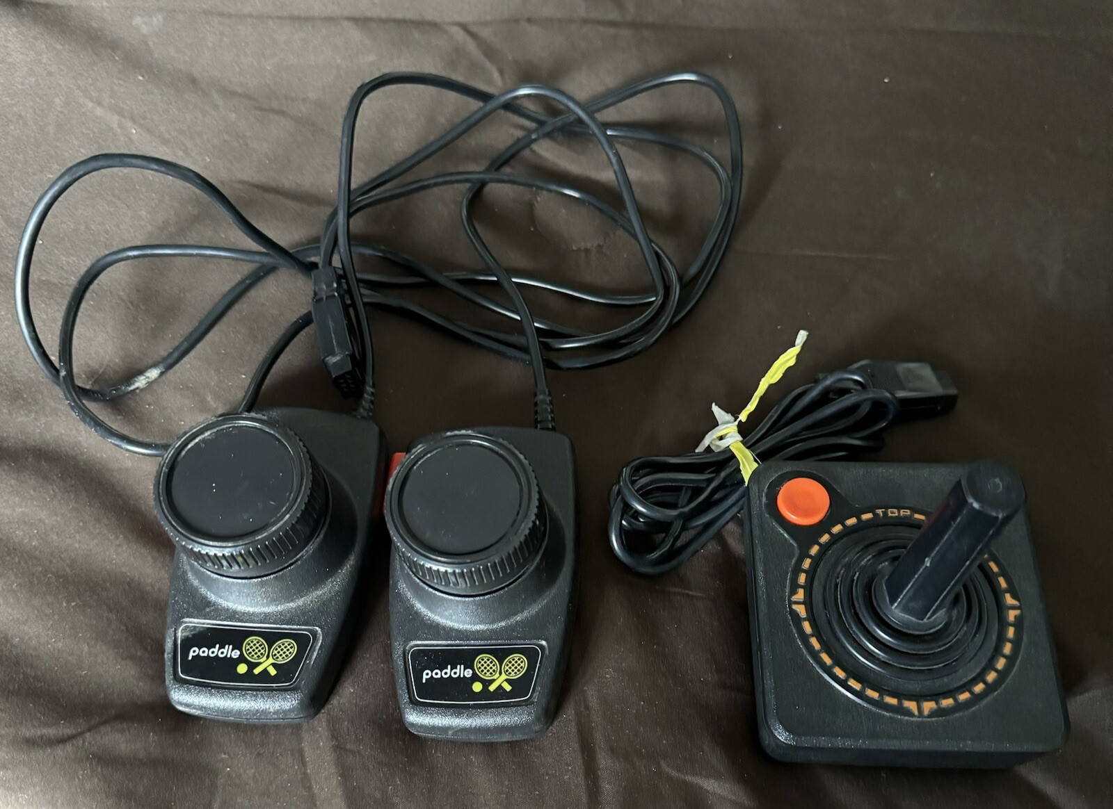 Original Paddle Video Game Controller Atari 2600 Paddles + Joystick ...