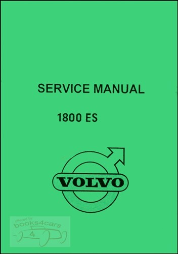1973 Volvo 1800ES Factory Service Repair Manual Shop Book Workshop ...