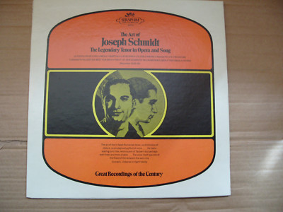 Rare Record Double Lp The Art Of Joseph Schmidt Opera 60120 -903 | eBay.de