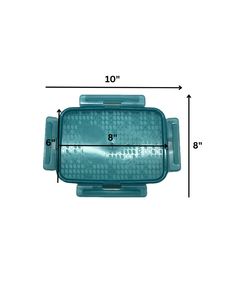 Snapware Airtight Replacement Lid 2 Pack 1.5L 6 Cup 8.5x6.25 ...
