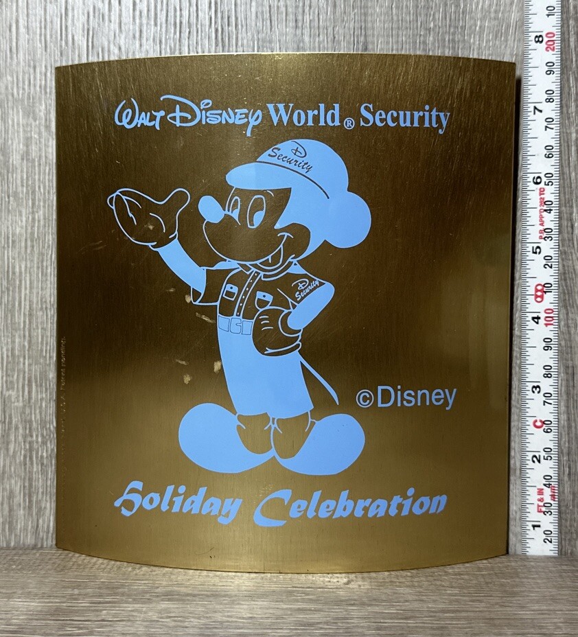 RARE Walt Disney World Security Mickey Mouse Holiday Celebration ...