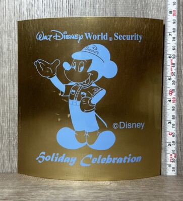 RARE Walt Disney World Security Mickey Mouse Holiday Celebration ...