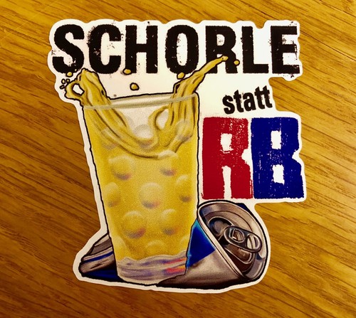 SCHORLE STATT RB Aufkleber Sticker Anti RB Leipzig Fussball Fun FCK ...