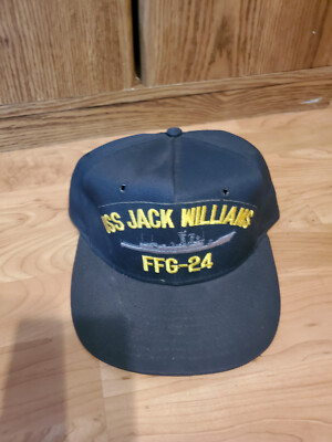USS JACK WILLIAMS FFG-24 SHIP HAT - NAVY BLUE - used | eBay