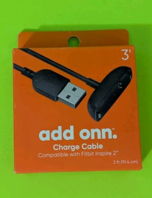 ONN Charging Cable Compatible With Fitbit Charge 2 - 3 Ft | eBay
