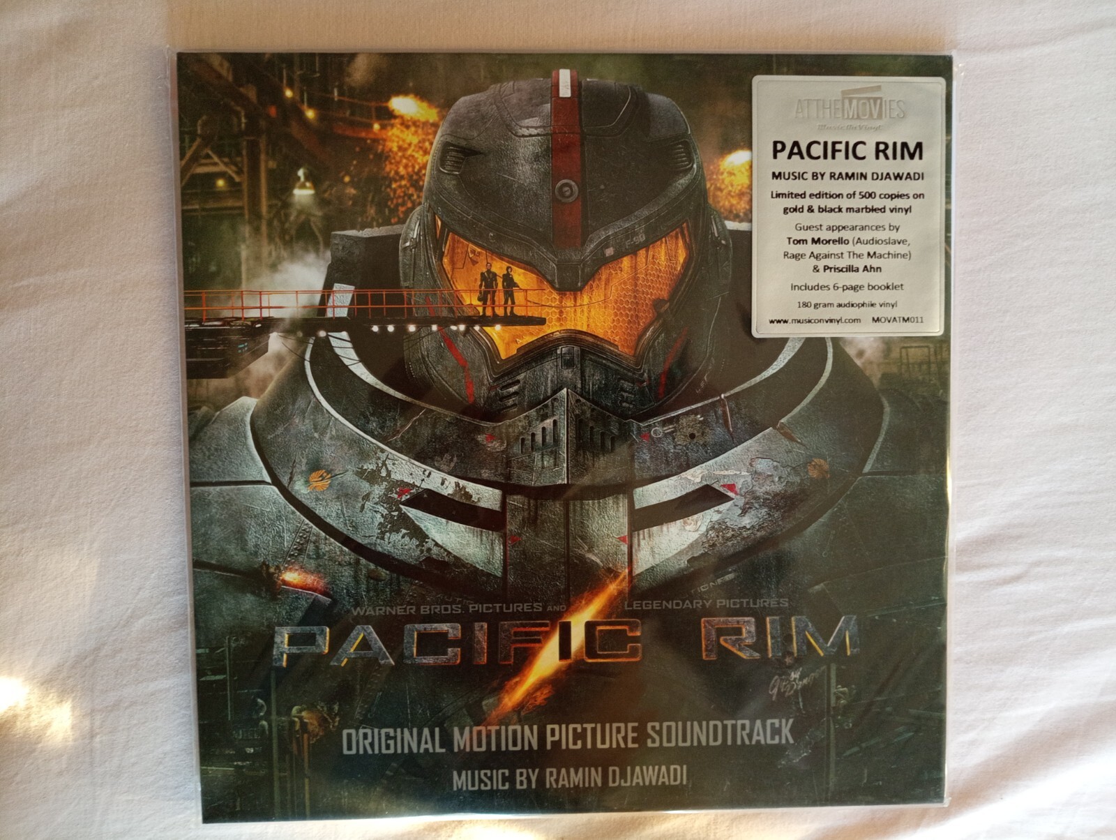 Ramin Djawadi Pacific Rim Gold & Black Marbled Vinyl Ltd Edition of 500 ...