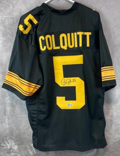 Craig Colquitt Pittsburg Steelers Punter Autographed Signed Custom ...