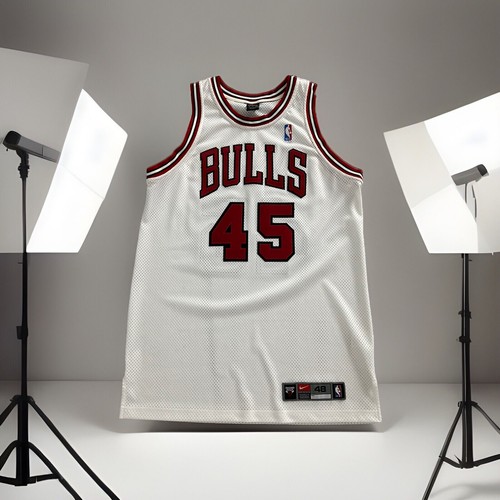 Vintage Original Michael Jordan Nike Bulls 45 Authentic NBA Jersey Sz48 ...