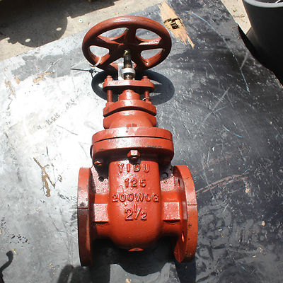 YIDU 125 2 1/2 inch DN 65 forged steel 200WOG flanged gate valve NEW ...