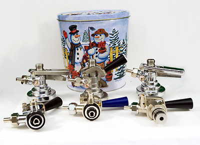 Draft Beer Couplers A,D,G,S,U, Key Keg Taps for German, American, Irish ...